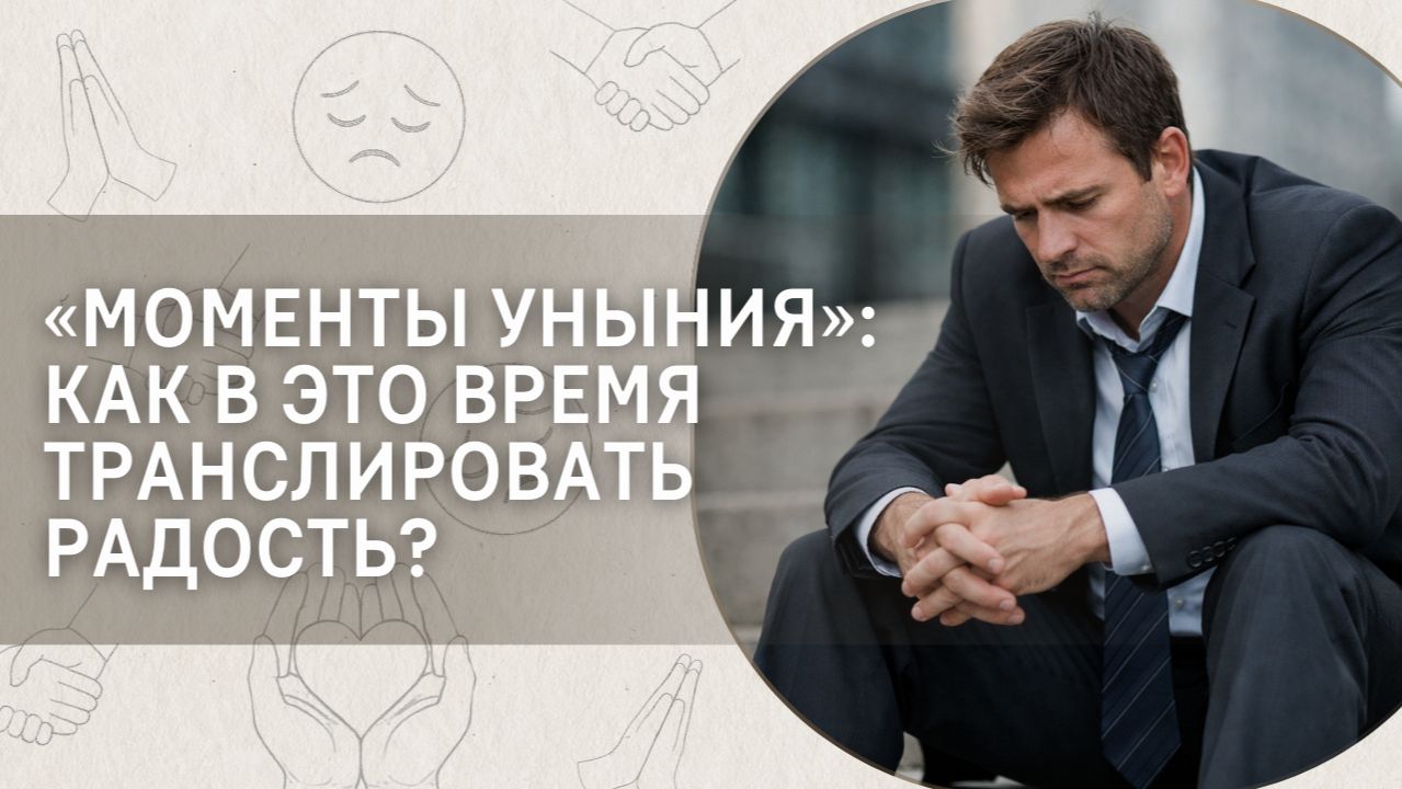 «Моменты уныния»: как в это время транслировать радость?