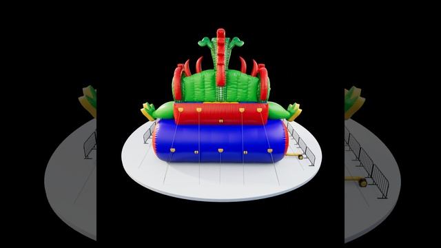 3D горка змей горыныч