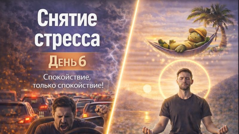 Медитация для снятия стресса. 6 день: Спокойствие, только спокойствие