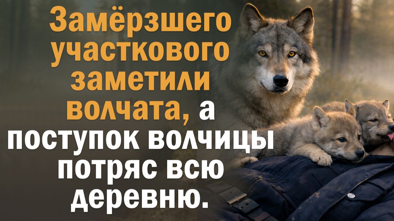 "Сын волчьей тропы". Сердечный рассказ о том, как волчата стали последней надеждой для участкового.