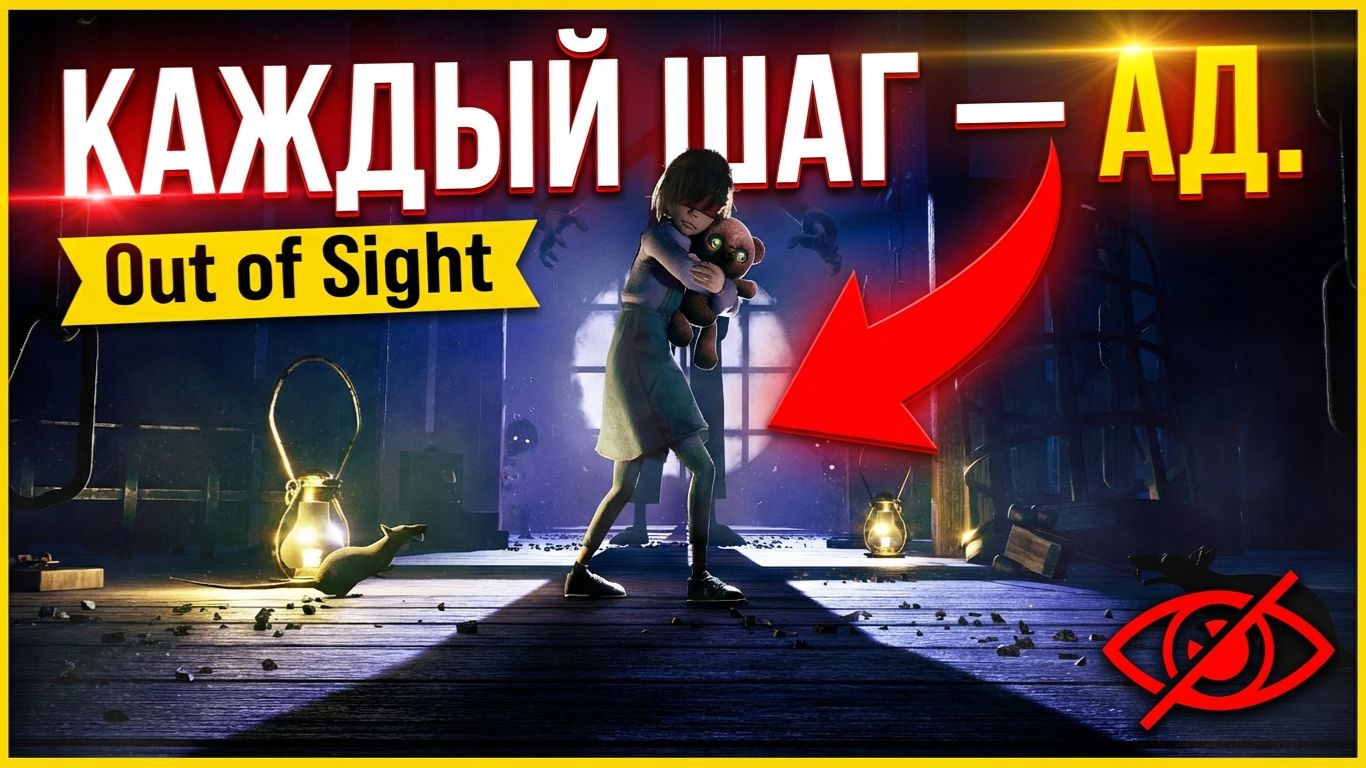 Out of Sight прохождение на русском, Хоррор Игра | Побег слепого ребенка