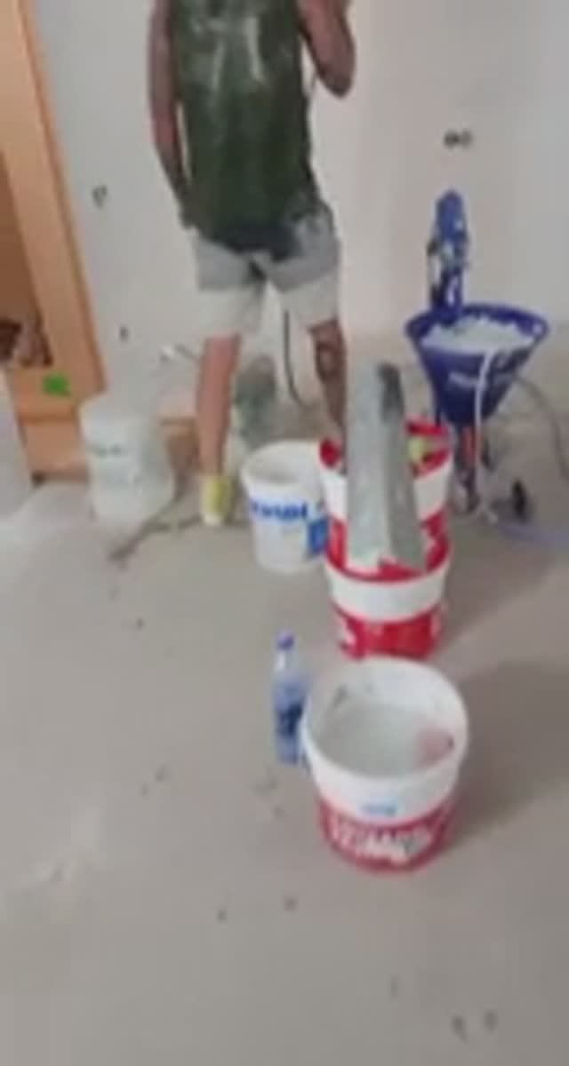 Распыление ROTBAND PASTA шпаклевочной установкой PAINT.PROF P90 (2026)