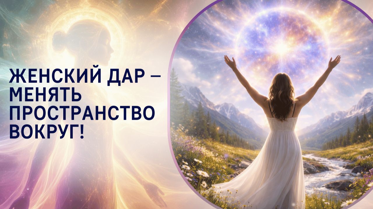 Женский дар – менять пространство вокруг!