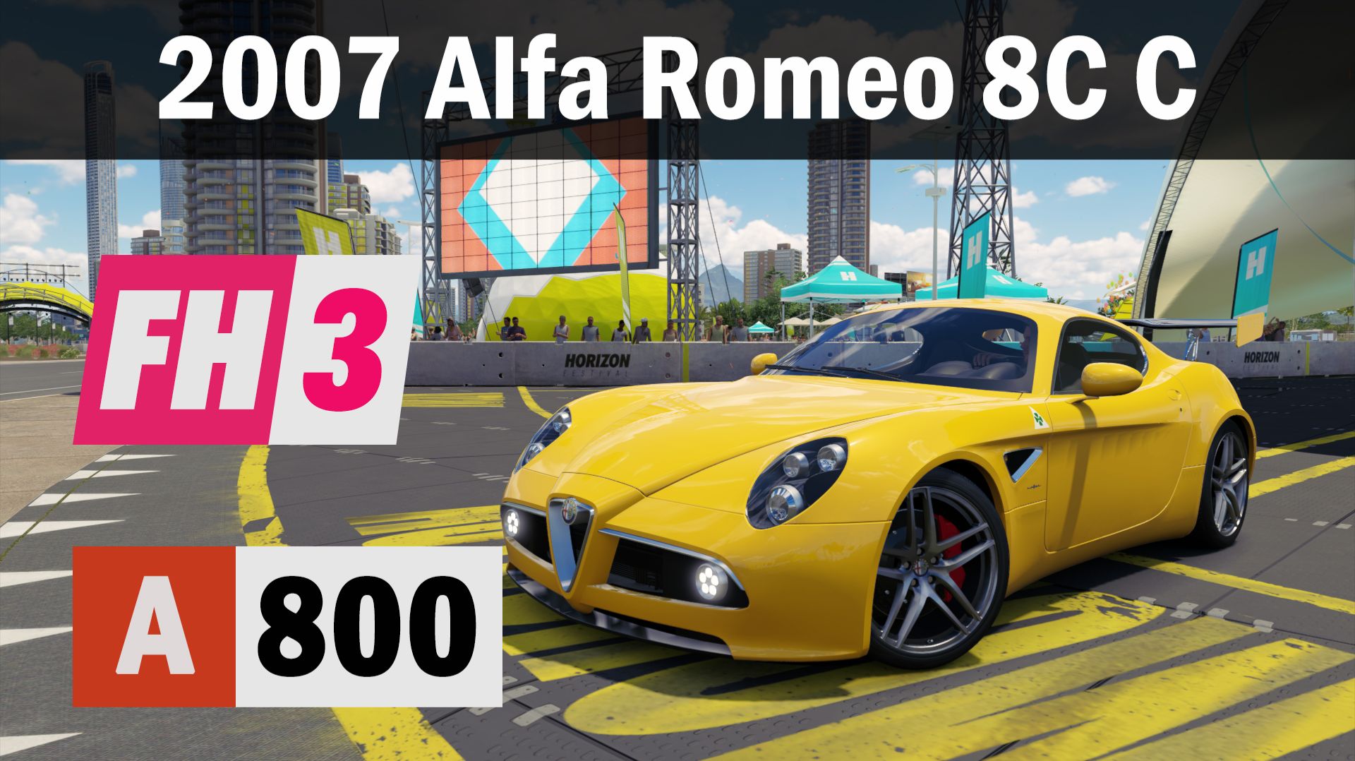 Forza Horizon 3 - 2007 Alfa Romeo 8C Competizione, Race