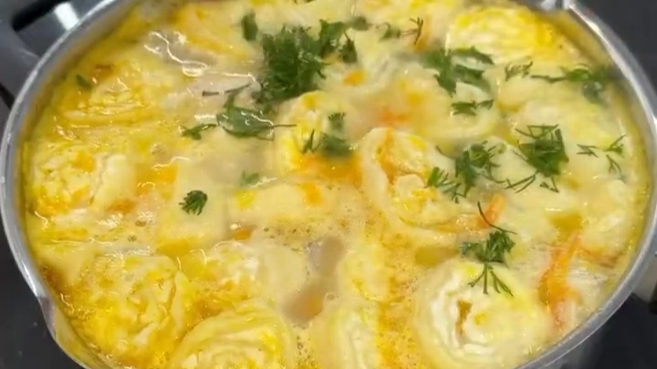 Сливочный СУП с плавленным сырком...🍲🧈🧀😋