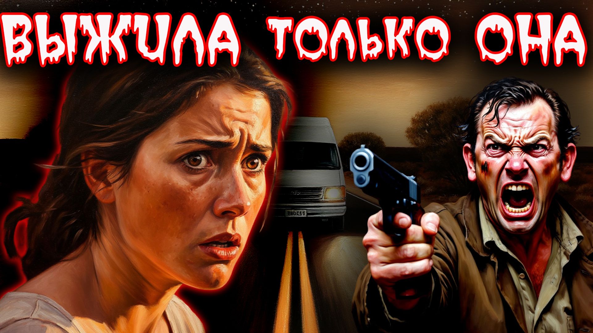 Шоссе ужаса: Он остановил их на шоссе посреди ночи. Выжить удалось только ей.Тру крайм.