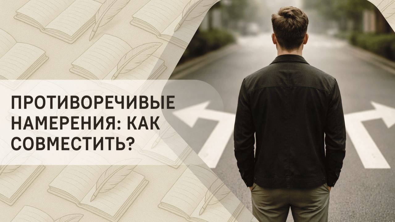 Противоречивые намерения: как совместить?