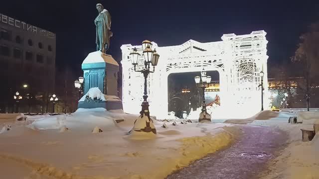 Пушкинская площадь, Москва, январь 2026 (Pushkin's Square, Moscow, Russia, January 2026)