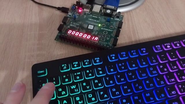 промежуточное видео работоспособности клавиатуры