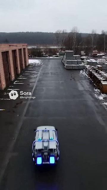 Сделали УАЗ Буханку Delorian #sora2 #буханка #ии #юмор