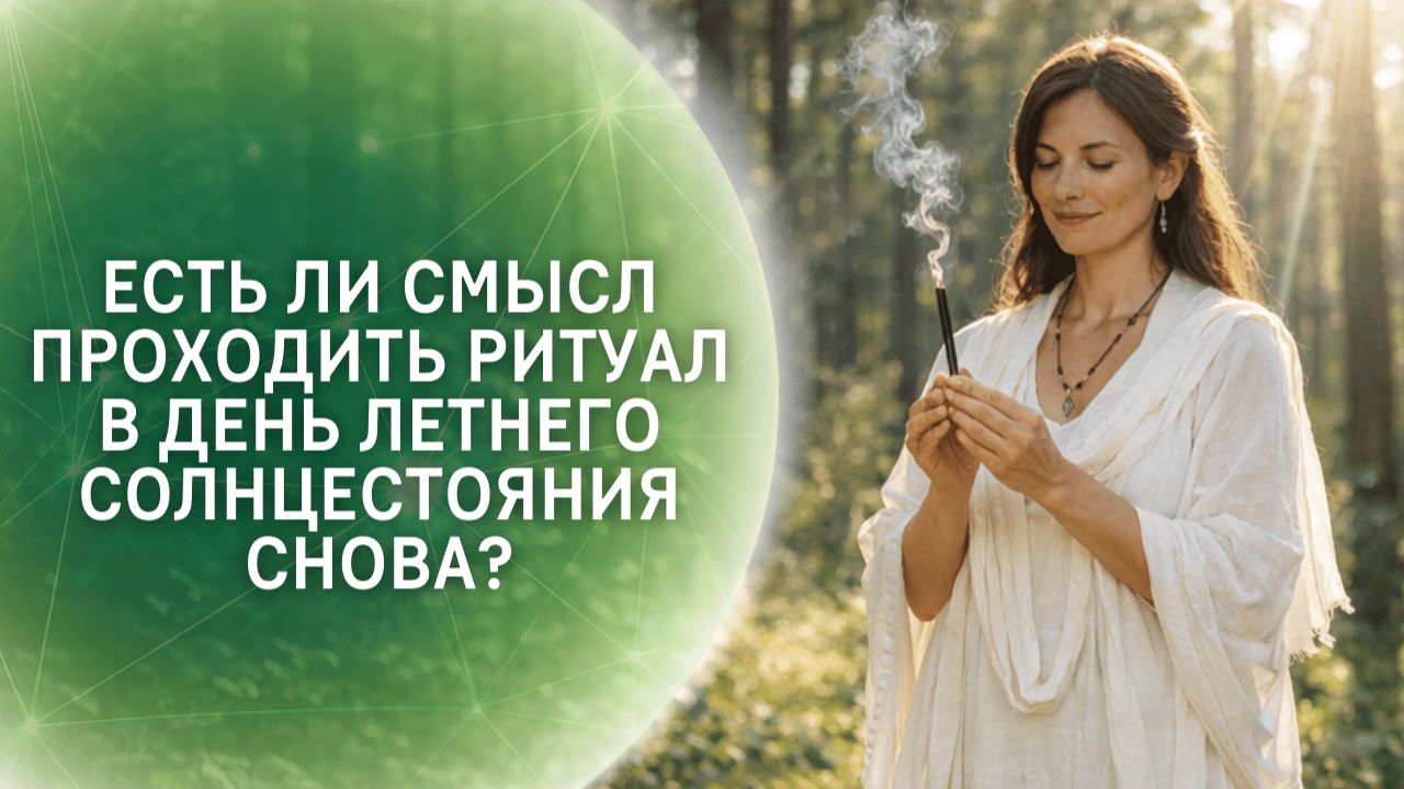 Есть ли смысл проходить ритуал в день летнего солнцестояния снова?