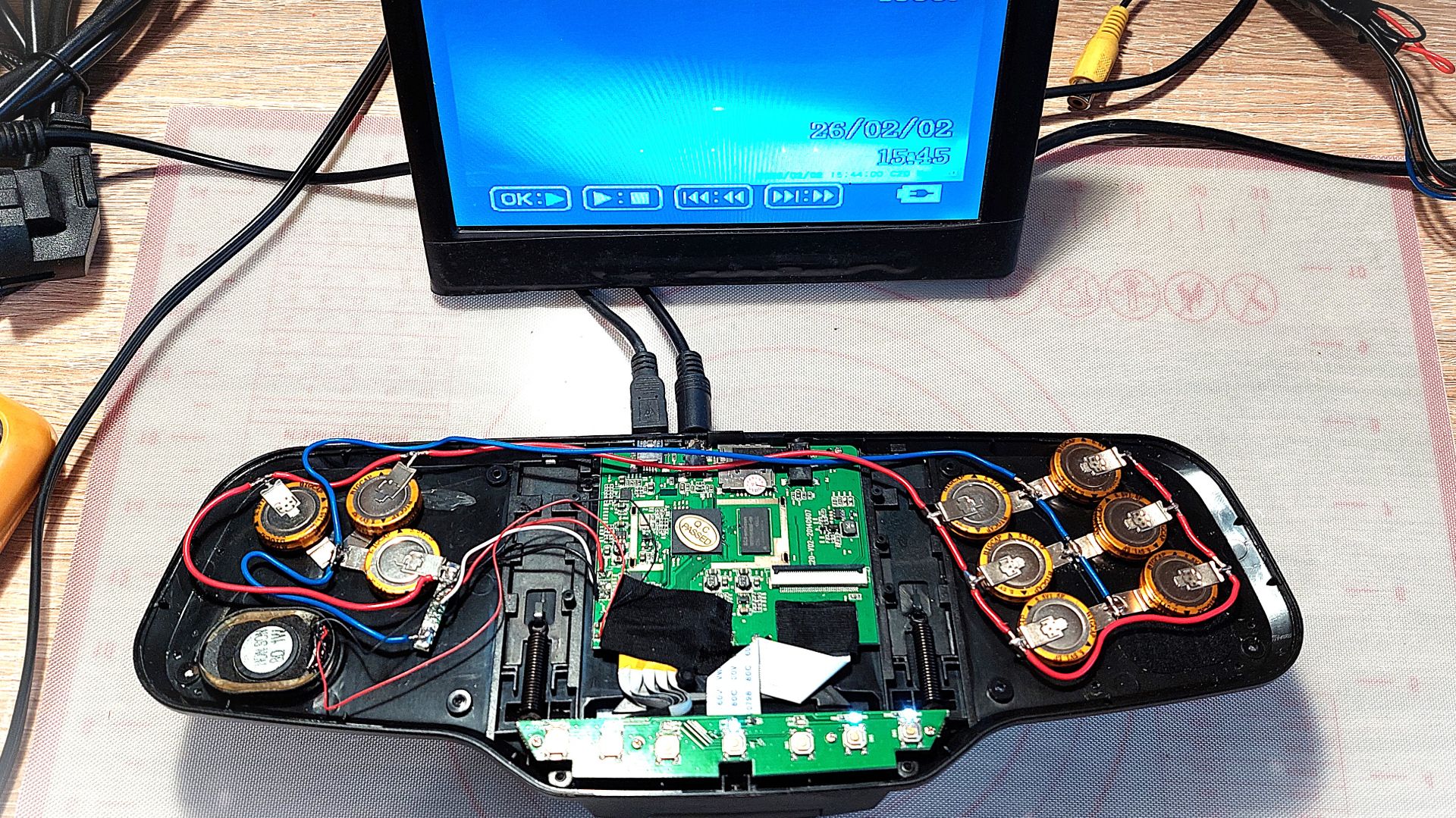 Установка суперконденсаторов в видеорегистратор