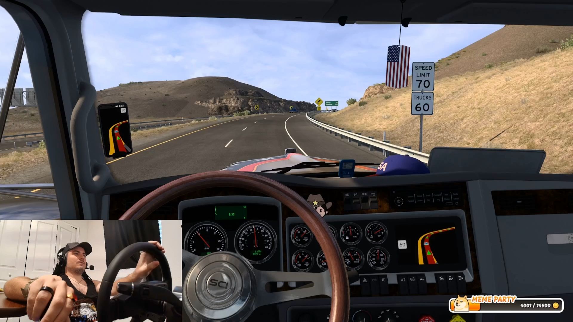 Maddyson - играет в American Truck Simulator #1 (1.02.26)