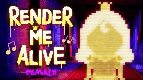 FNAF SONG Render Me Alive Female Version Animated Lyrics