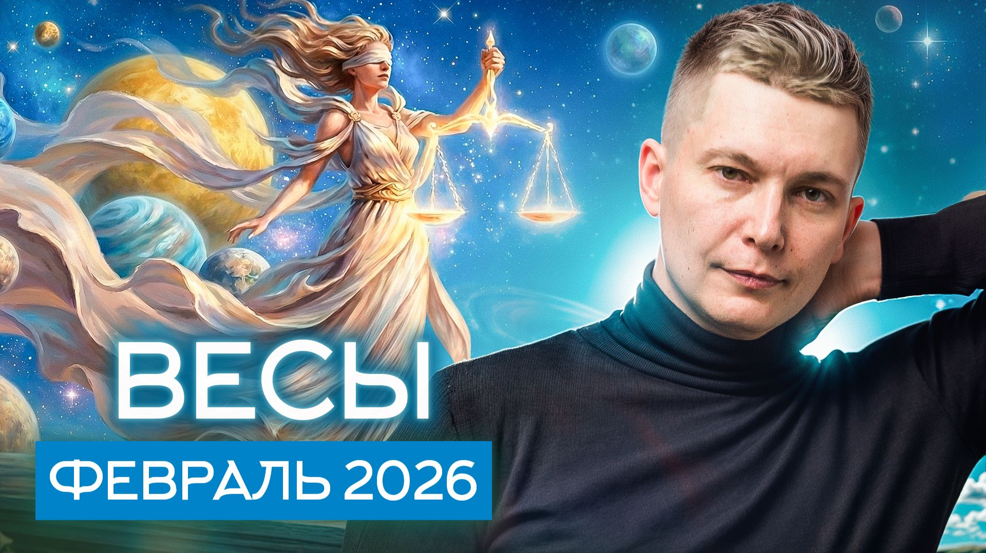 Весы Февраль 2026. Выходим из зоны комфорта! Душевный гороскоп Павел Чудинов