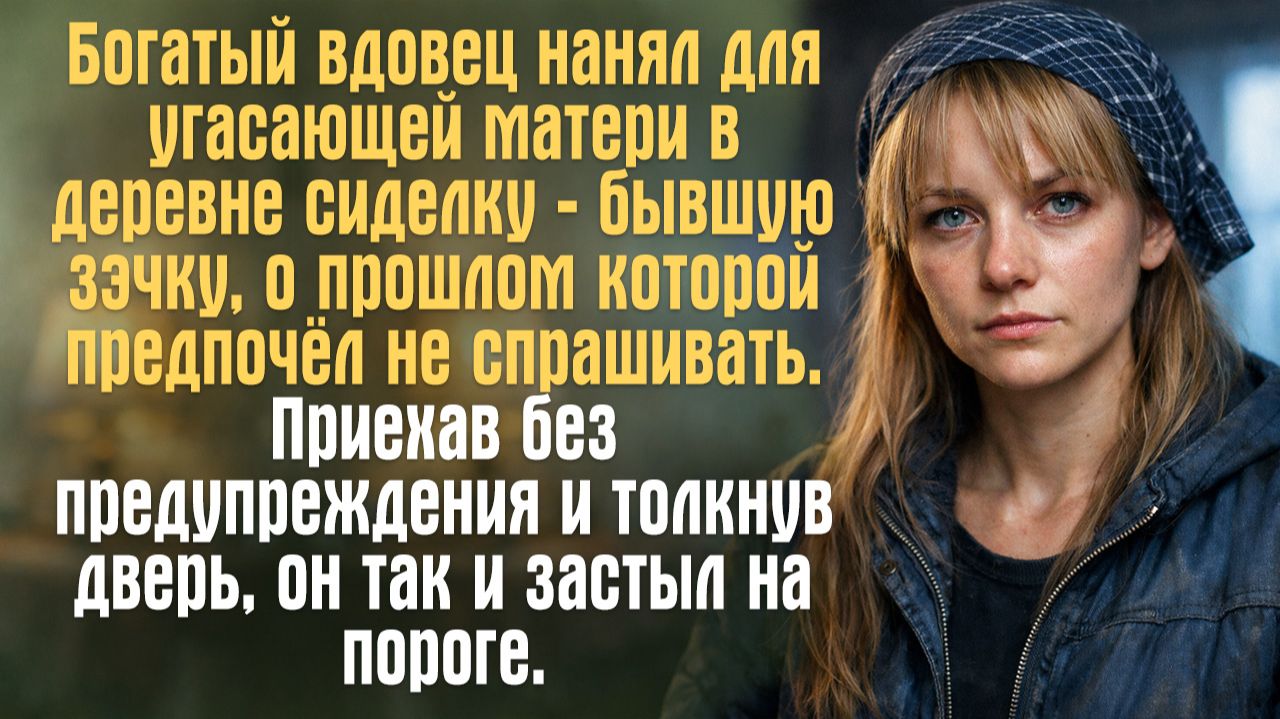 "Сиделка со сроком". Пронзительная история о сиделке с прошлым, от которого не скрыться.