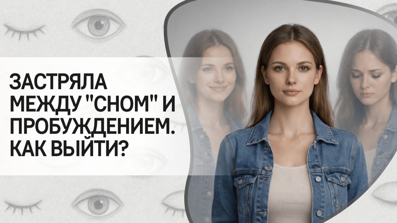 Застряла между "сном" и пробуждением. Как выйти?