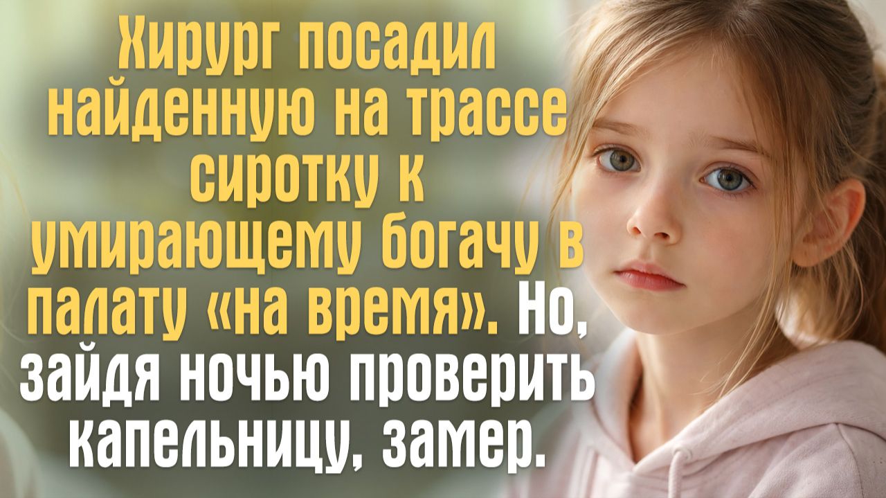 "Капельница лжи". Рассказ, после которого трудно сдержать слёзы.