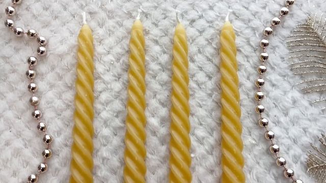 Набор витых свечей ТОРЗО, парафин, янтарный, 20 см, 4 шт., 6100262A247