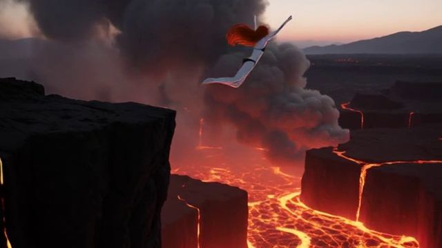 С высоты в огонь