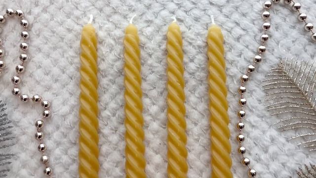 Набор витых свечей ТОРЗО, парафин, янтарный, 30 см, 4 шт., 6100263A247