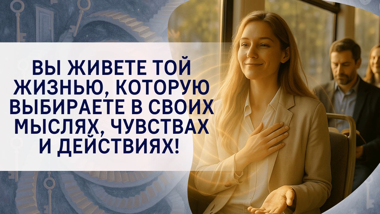 Вы живете той жизнью, которую выбираете в своих мыслях, чувствах и действиях!