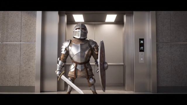 Рыцарь и лифт