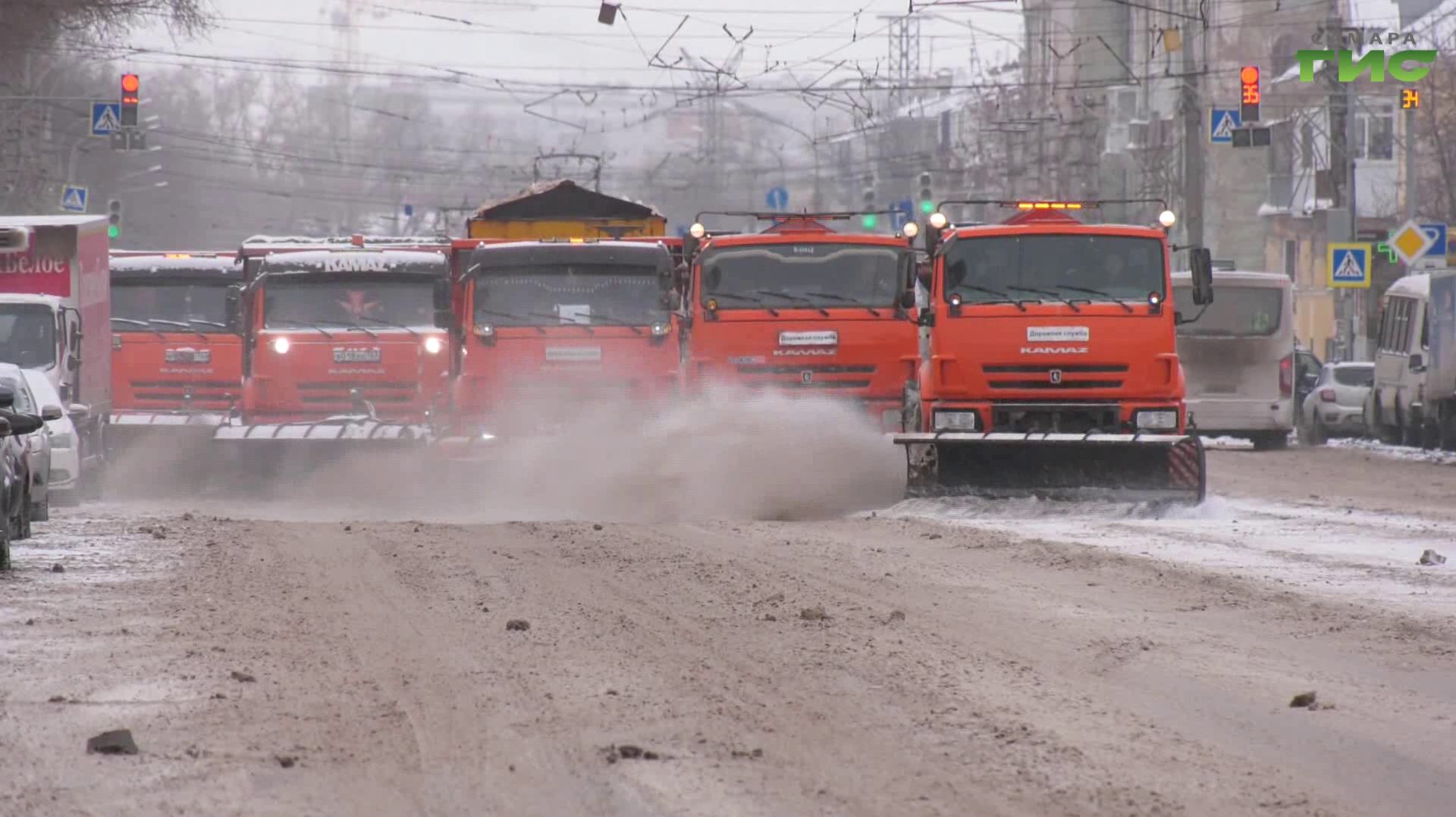 Как устраняли последствия снегопада в Кировском районе Самары