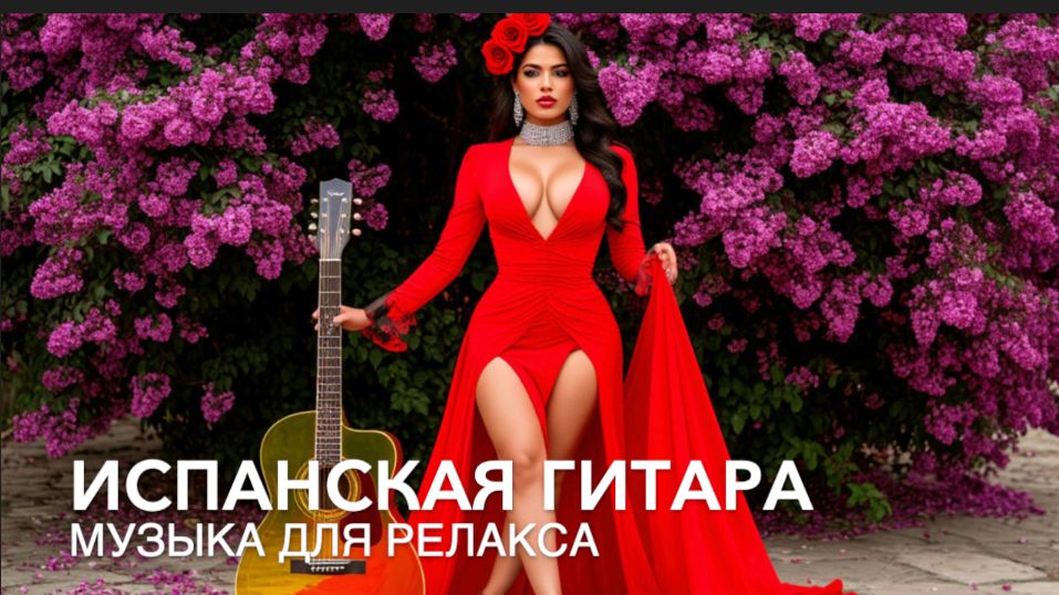 Музыка для сна, медитации, релакса!  Гитара .Испанская ночь. Музыка для фона, для сна, для работы.