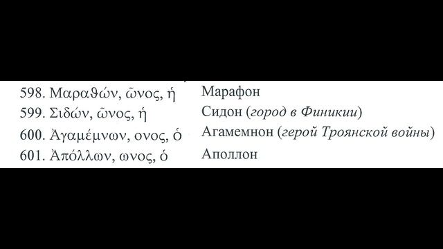 Древнегреческий язык Занятие 22