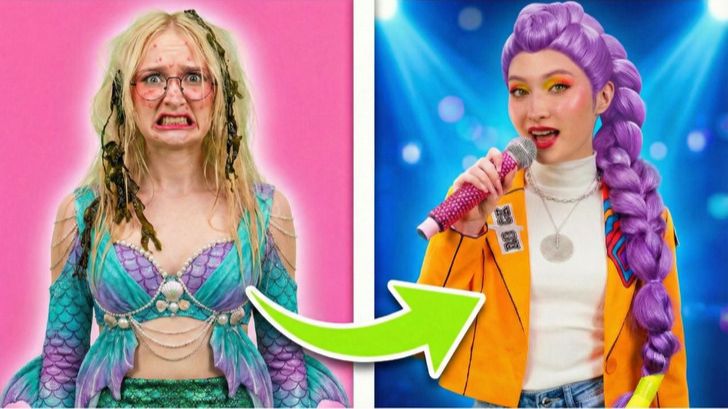 Перевоплощение от русалки до Руми ✨ Из ботаника в популярную