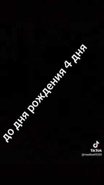 отчет до дня рождения день 4 всего 27