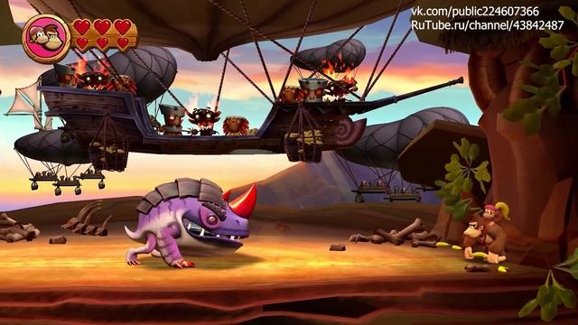 Страна Донки Конга возвращается в HD — Полное прохождение всех боссов с Дикси Конгом (Donkey Kong)