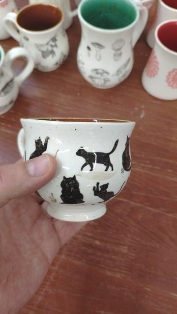 Подглазурная деколь Кошки Собаки Яркерамист