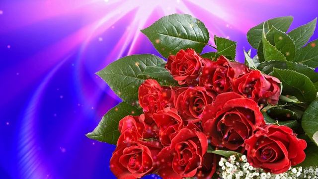 Футаж. Цветочный фон 251