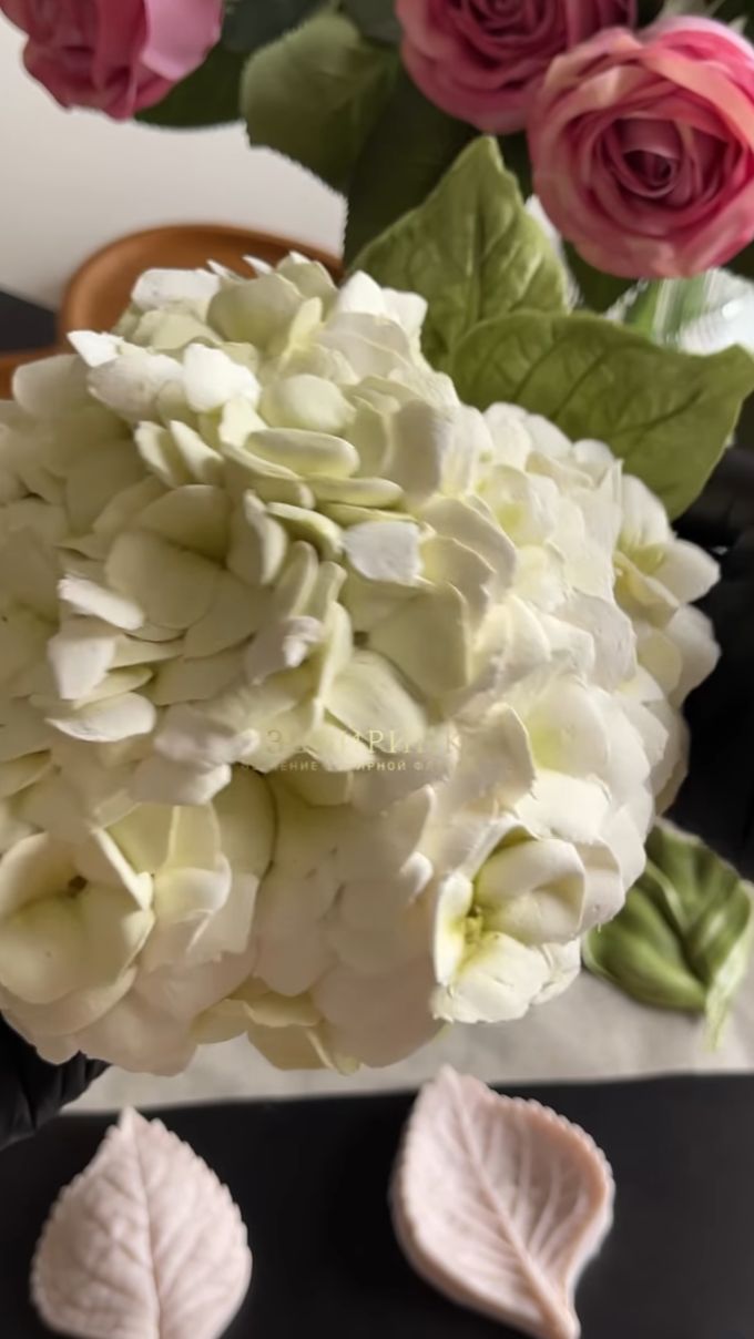 Формируем лист гортензии