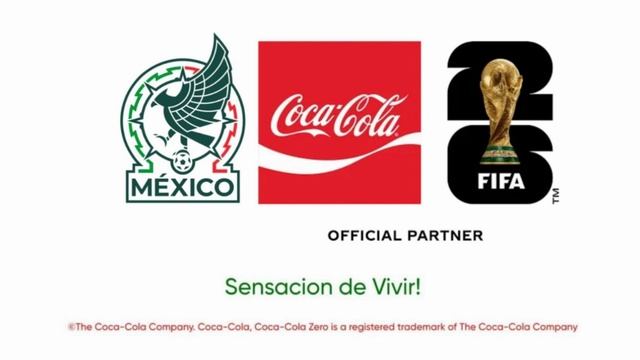 Coca-Cola - Patrocinador oficial de la selección de México y de la Copa Mundial de la FIFA 26