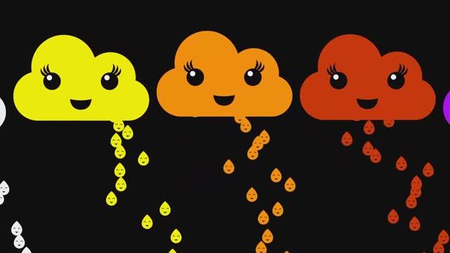 Развиваем сенсорику: плывём по Радужным Облакам! 🎵🍃 Для зрительного и слухового восприятия малыша