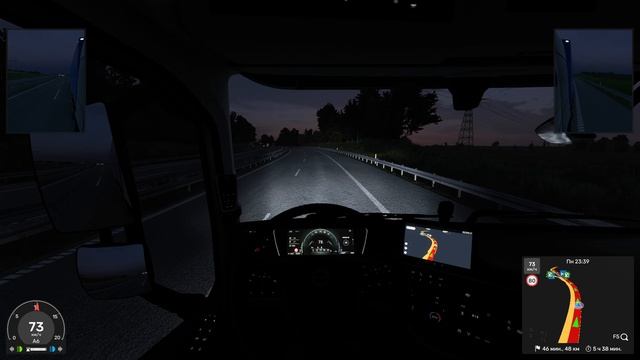 Евро Трак Симулятор 2 | Euro Truck Simulator 2 2К Орхуз Ольбург 18 тон без комментариев