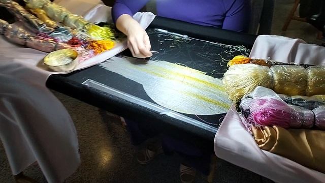 Вышивки вьетнамских мастериц