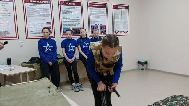 Соревнования по разборке-сборке МАК - Корянова Софья - 2 МЕСТО