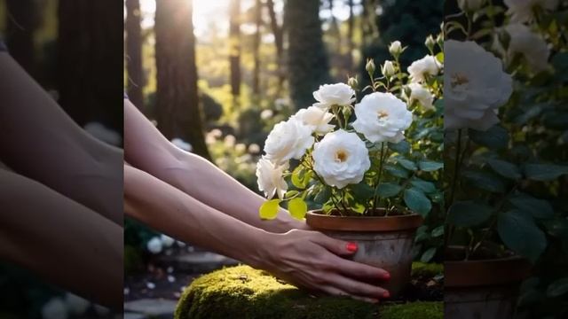 Роза Аспирн- белоснежная класика