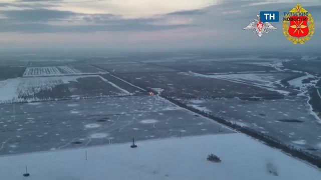 Тульская РСЗО «Град» группировок «Центр» и «Восток»  наносят удары по укреплениям ВСУ