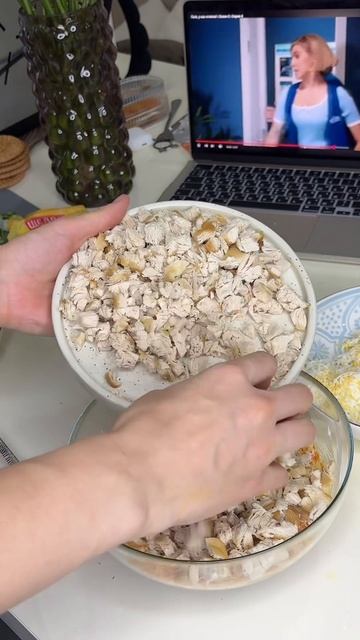 салат из всего что было дома