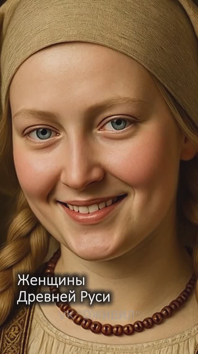 Женщины Древней Руси. Нейросеть оживляет русские картины. #Оживил