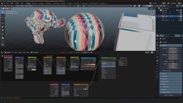 Stylized Kitchen Course in Blender p110 SK_S3_C03 Texture Coordinates