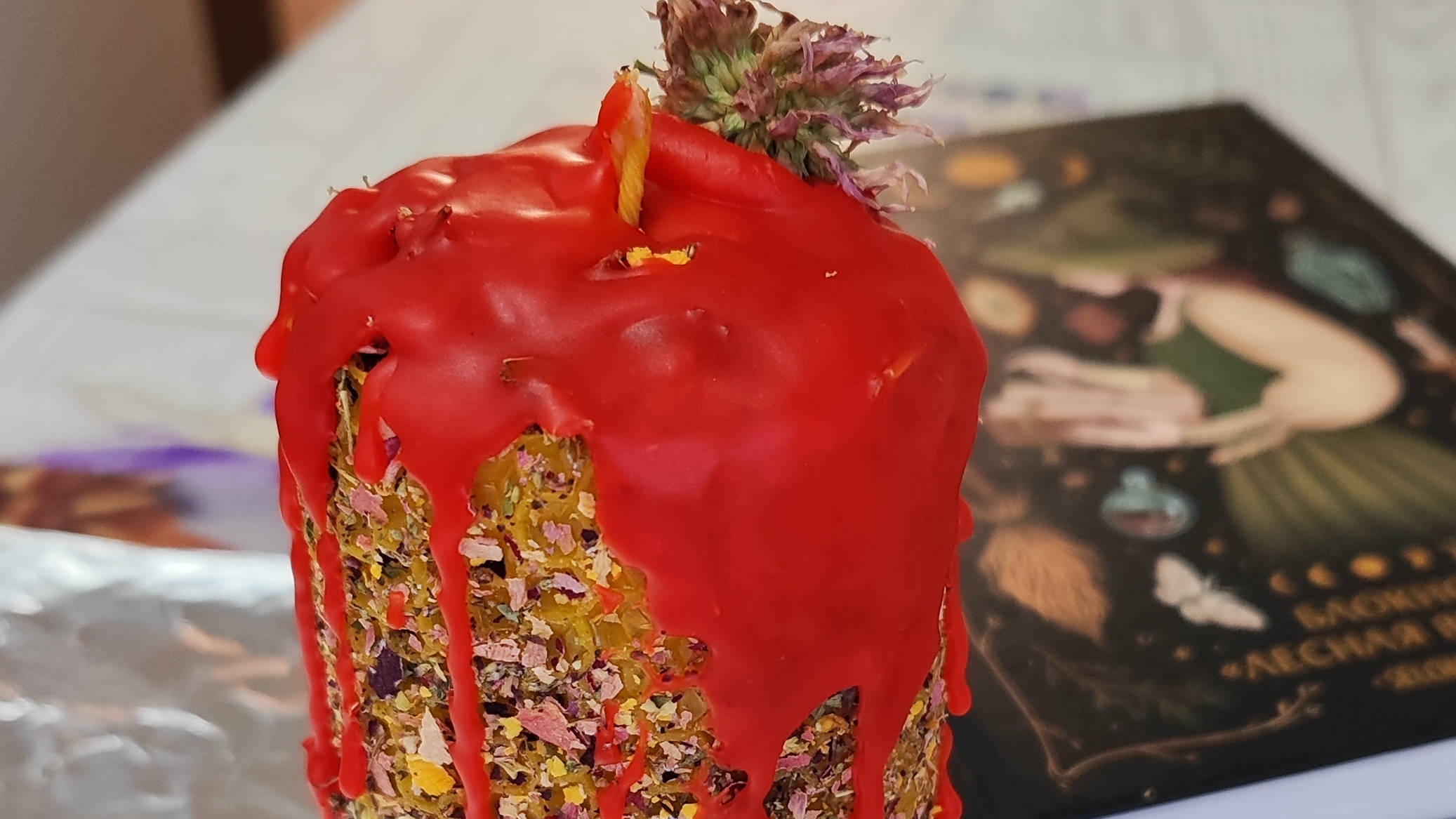 Свеча на энергию. Мастер-класс.