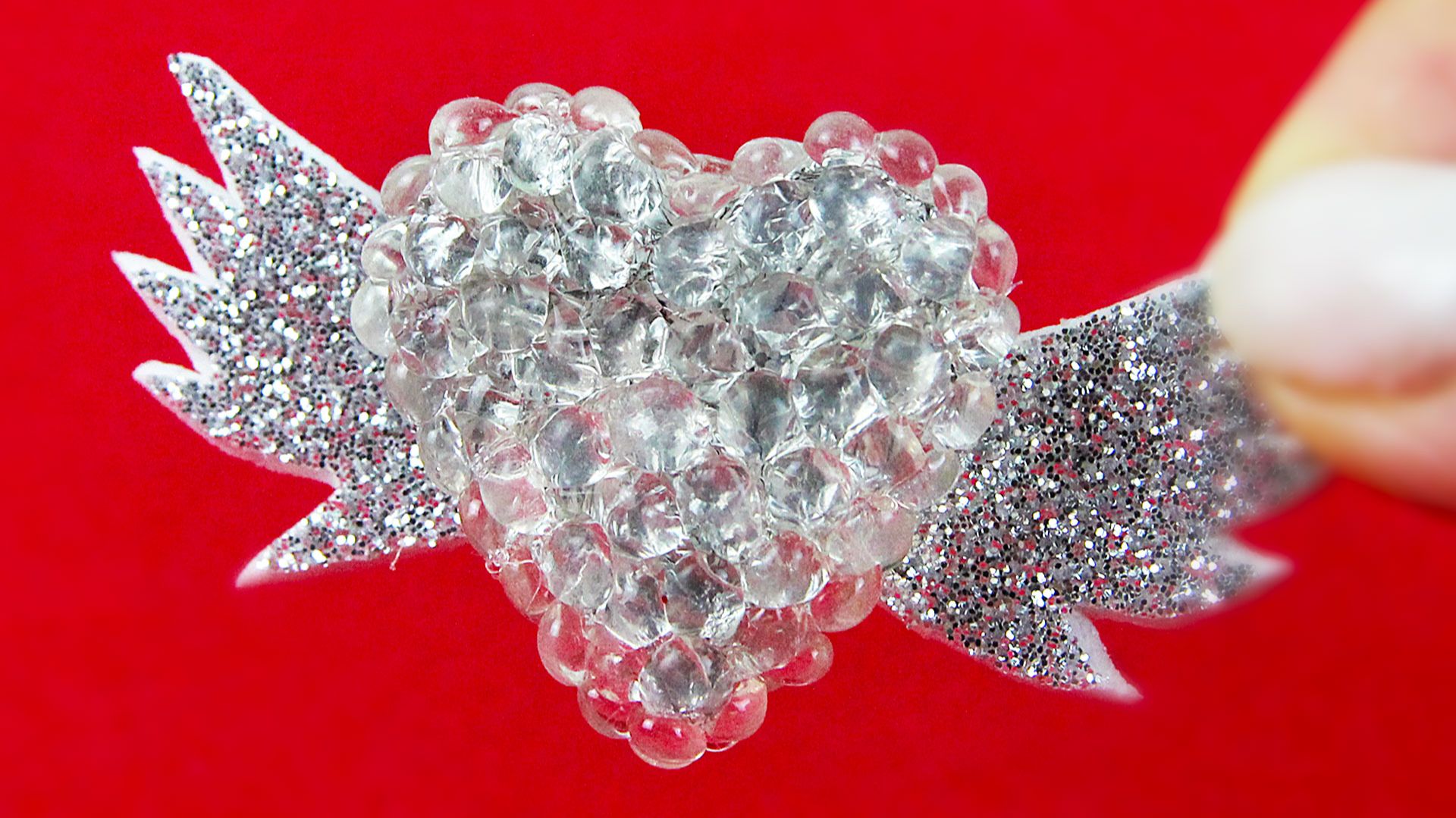 ФОЛЬГУ И ТЕРМОКЛЕЙ превратила Хрустальное Сердечко 😍 Как сделать СЕРДЕЧКО своими руками МК