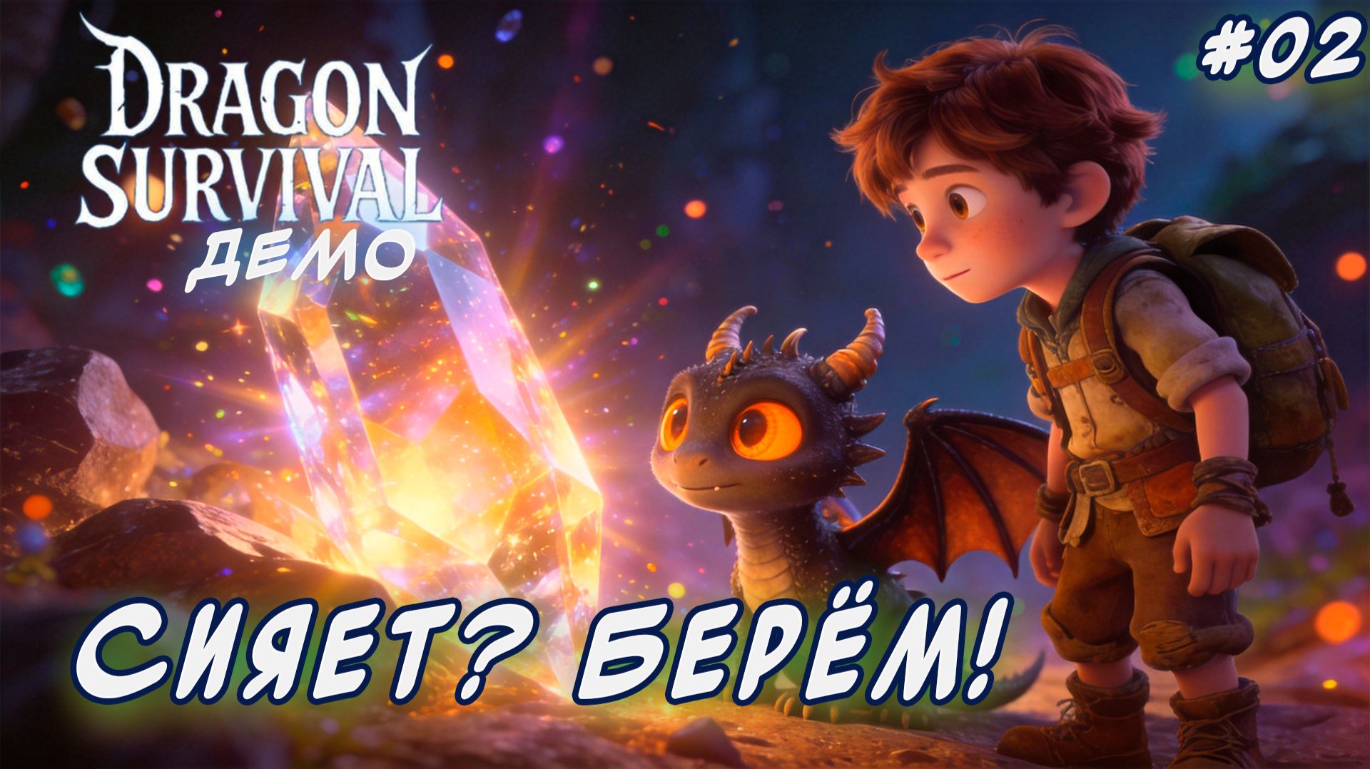 Dragon survival Demo ► Выживание с крыльями: дорвались до стройки :)[02]