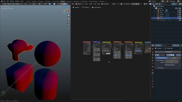 Stylized Kitchen Course in Blender p116 SK_S3_C09 Procedural Wood Variations